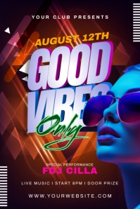 Good Vibes Only Template | PosterMyWall