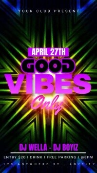 Good Vibes Only Template | PosterMyWall