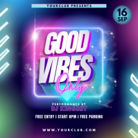Good Vibes Only Template | PosterMyWall