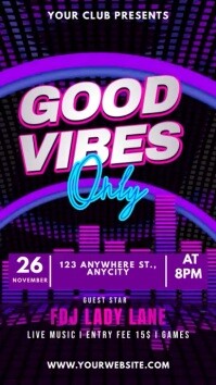 Good Vibes Only Template | PosterMyWall