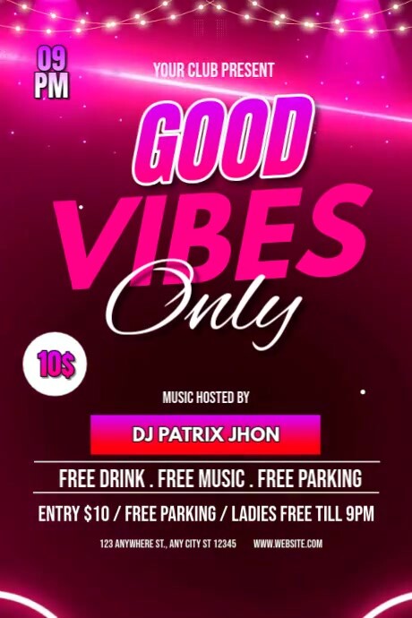 Good vibes only Template | PosterMyWall