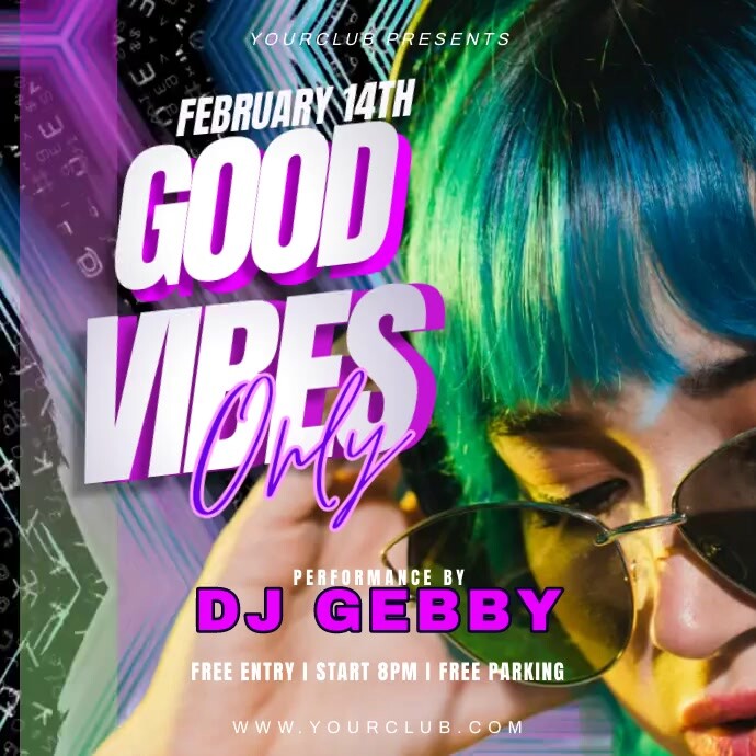 Good Vibes Only Template | PosterMyWall