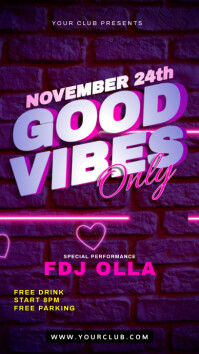 Good Vibes Only Template | PosterMyWall