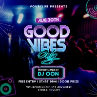 Good Vibes Only Template | PosterMyWall