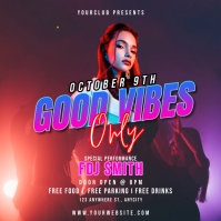 Good Vibes Only Template | PosterMyWall