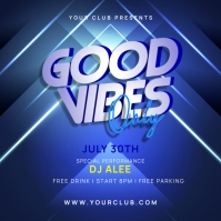 Good Vibes Only Template | PosterMyWall