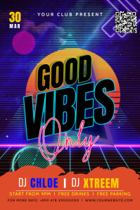 Good Vibes Only Template | PosterMyWall