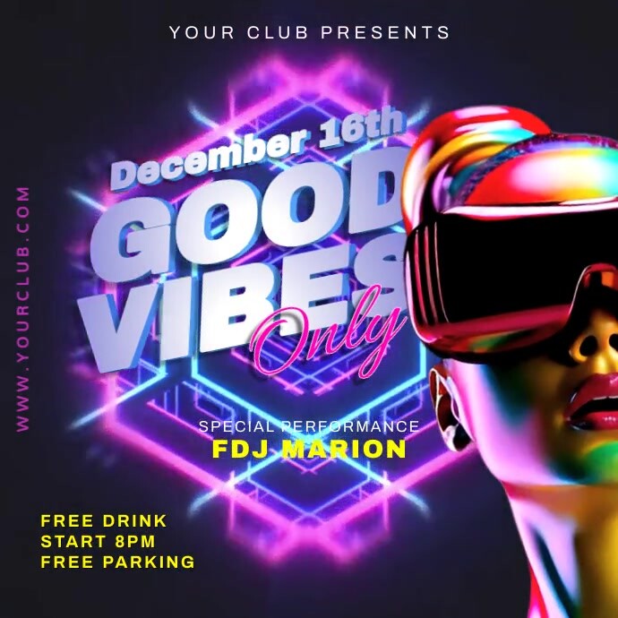 Copy of Good Vibes Only Party | PosterMyWall