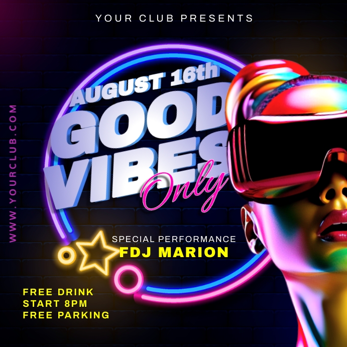Copy of Good Vibes Only Party | PosterMyWall