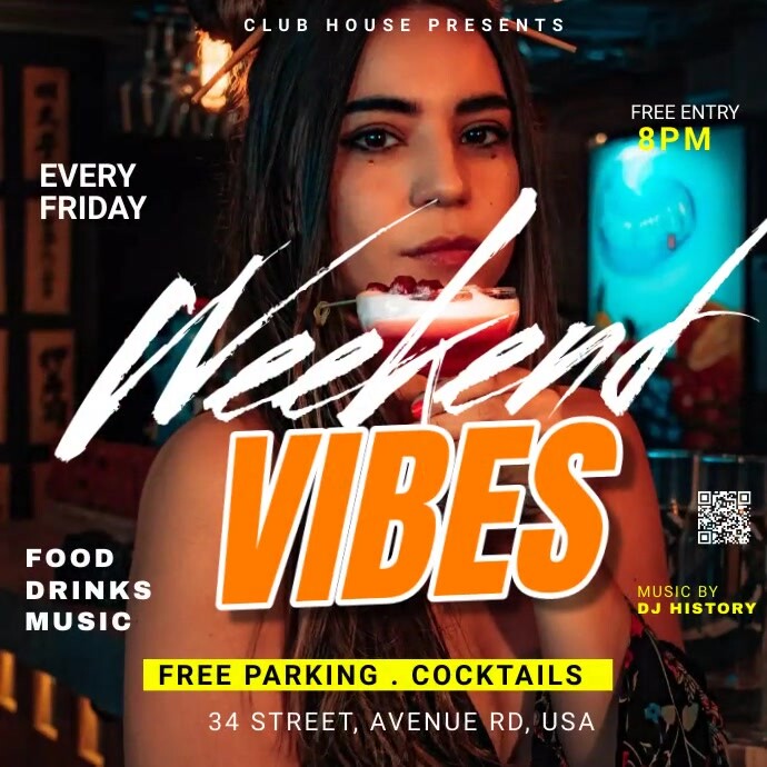 good vibes party Template | PosterMyWall