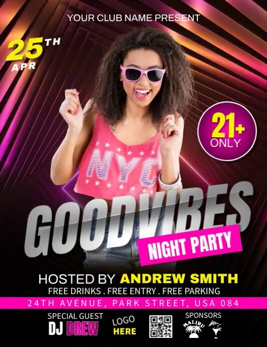 Copy of Good Vibes Party | PosterMyWall