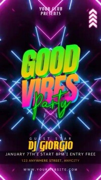 Good Vibes Party Template | PosterMyWall