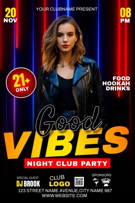 Good Vibes Party Template | PosterMyWall
