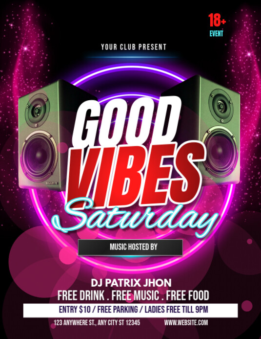 Copy of good vibes saturday | PosterMyWall