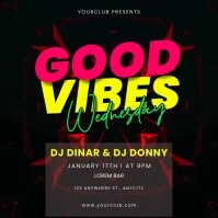Good Vibes Wednesday Template | PosterMyWall