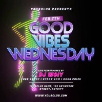 Good Vibes Wednesday Template | PosterMyWall