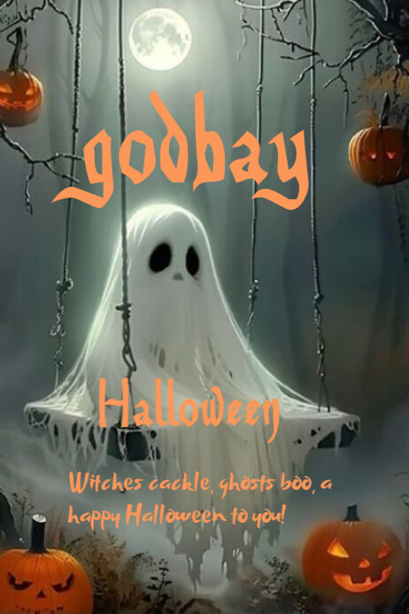 Goodbye Halloween Template | PosterMyWall
