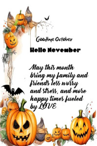 Goodbye October hello November Template | PosterMyWall