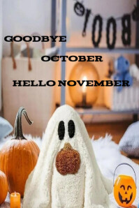 Goodbye October Template | PosterMyWall