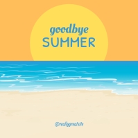 goodbye summer Template | PosterMyWall
