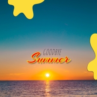 Goodbye Summer Template | PosterMyWall