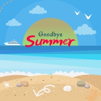 Goodbye Summer Template | PosterMyWall