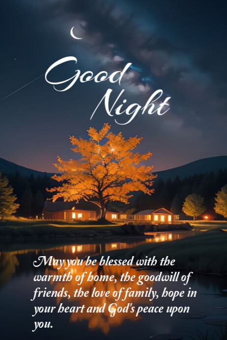 Modèle Goodnight | PosterMyWall