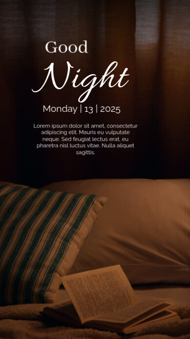 Plantilla de Goodnight Instagram post | PosterMyWall