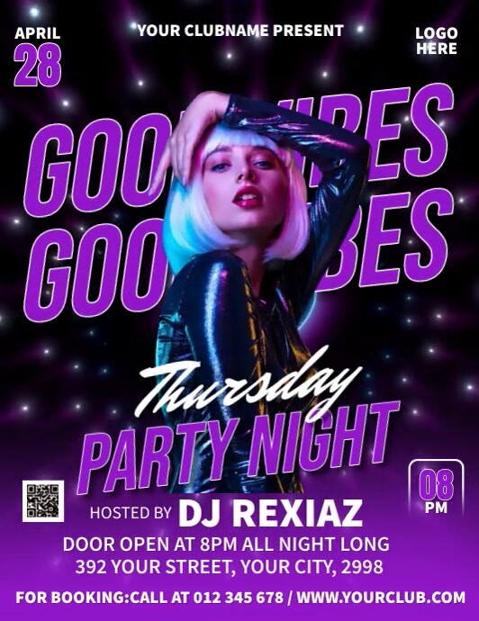 goodvibes party Template | PosterMyWall