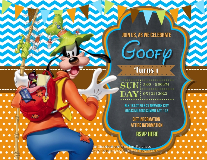 Goofy Template | PosterMyWall