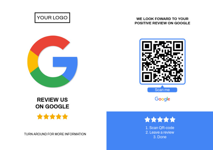 Google Business Review Template | PosterMyWall