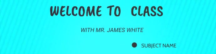 Google classroom banner Template | PosterMyWall