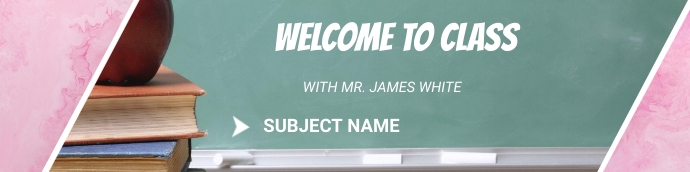 Google classroom banner Template | PosterMyWall