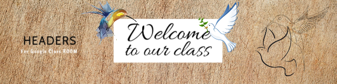 Szablon Google Classroom Welcome Banner | PosterMyWall