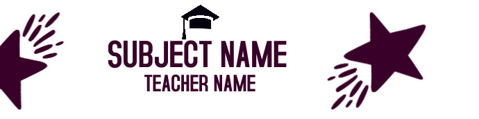 Plantilla de Google classroom Header | PosterMyWall