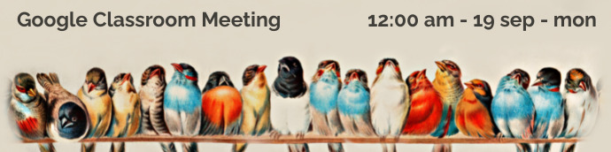 Copy of Google Classroom Meeting Banner | PosterMyWall