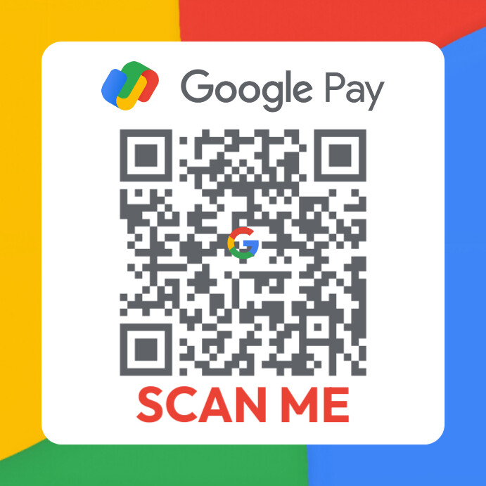 Copy of Google Pay QR Code Scan | PosterMyWall
