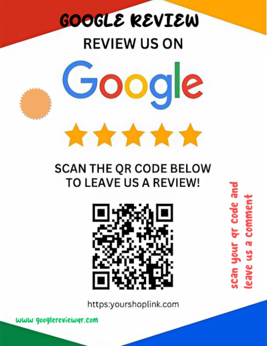 Google Review Flyer (us Letter) Template | PosterMyWall