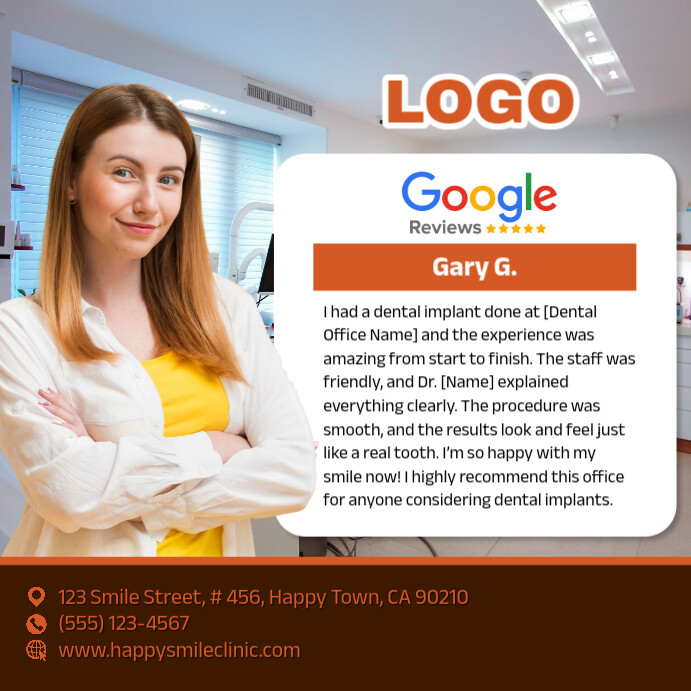 Copy of Google Review - Instagram Post | PosterMyWall