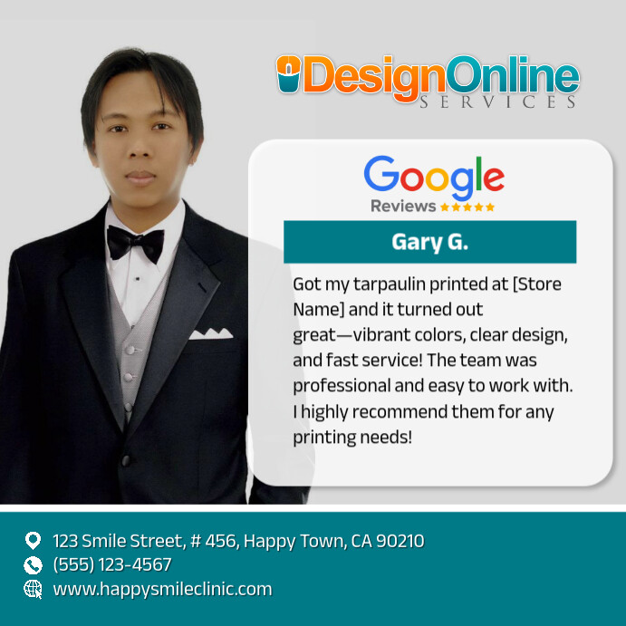 Google Review Template | PosterMyWall