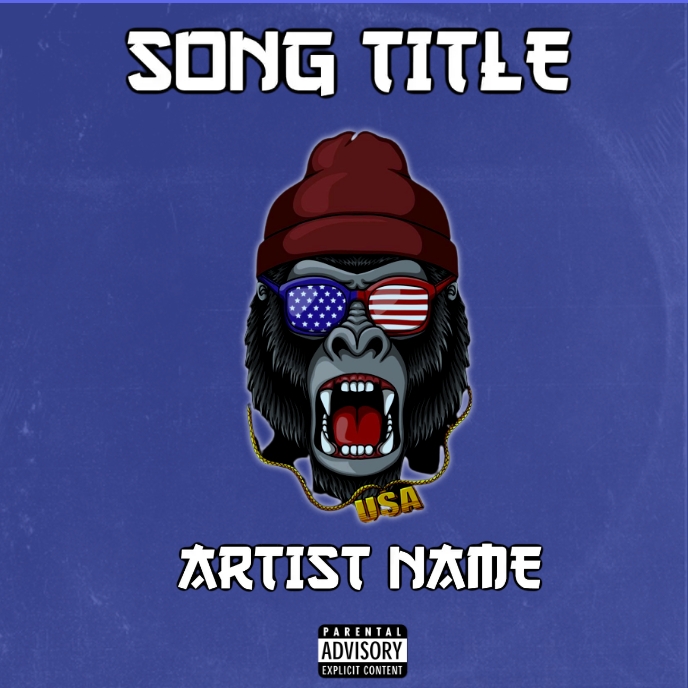 Gorilla ALBUM COVER (1) Template | PosterMyWall