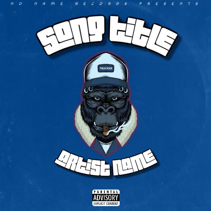 Gorilla ALBUM COVER Template | PosterMyWall