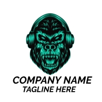 gorilla logo Template | PosterMyWall