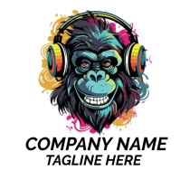 gorilla logo Template | PosterMyWall