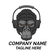 gorilla logo Template | PosterMyWall