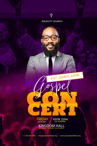gospel concert Template | PosterMyWall