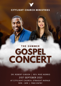gospel concert Template | PosterMyWall
