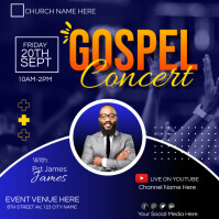 gospel concert Template | PosterMyWall