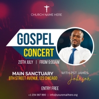 gospel concert Template | PosterMyWall