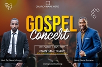 gospel concert poster Template | PosterMyWall